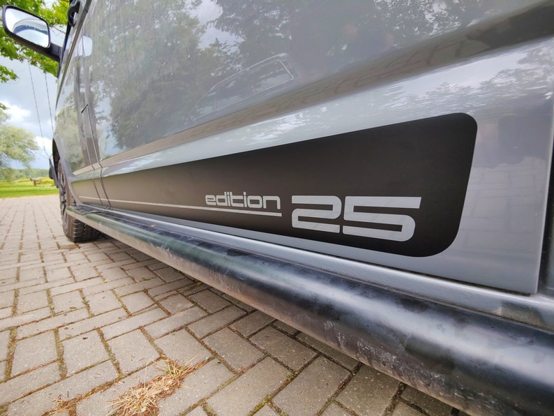 VW VAN Decal Side Stripe Graphics Sticker Kit Edition 25 - Etsy