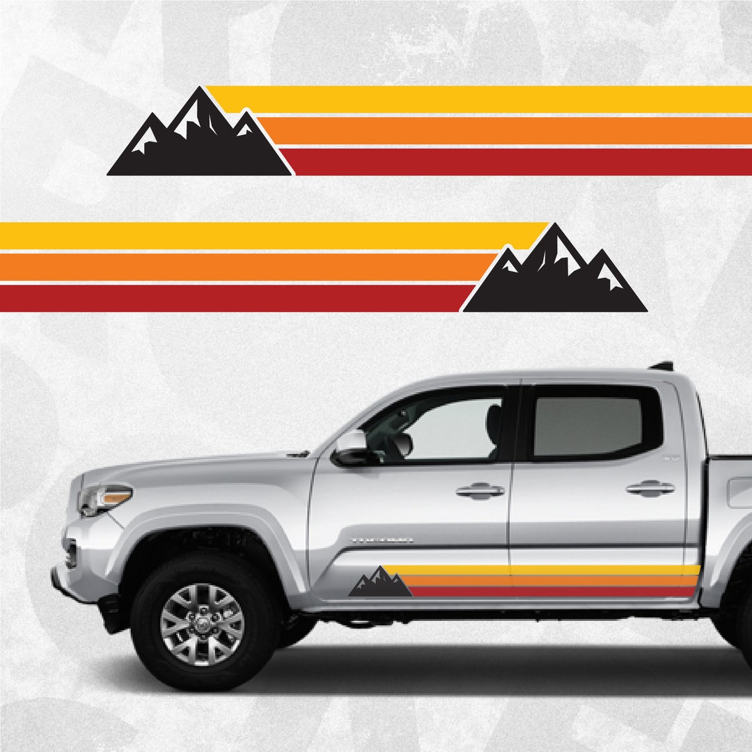 Toyota Tacoma Decal, Mountain Racing Side Stripe, Ivan Stewart TRD ...