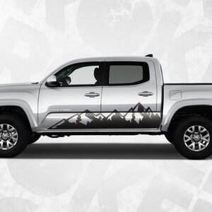 Toyota Tacoma Decal, Mountain Scenery Graphic Kit Side Decals, Vinyl ...