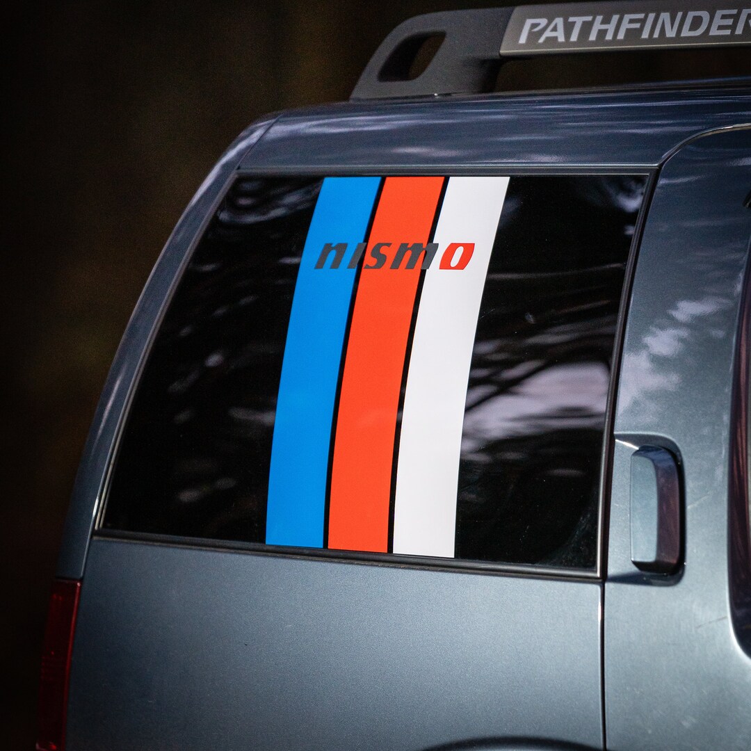 NISMO Vintage Racing Stripes Quarter Panel Window Decal - Etsy