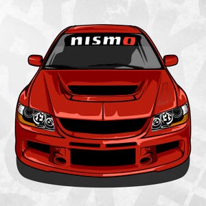 Nismo Windshield Banner Decal - JDM Style Car Windshield Sticker for ...