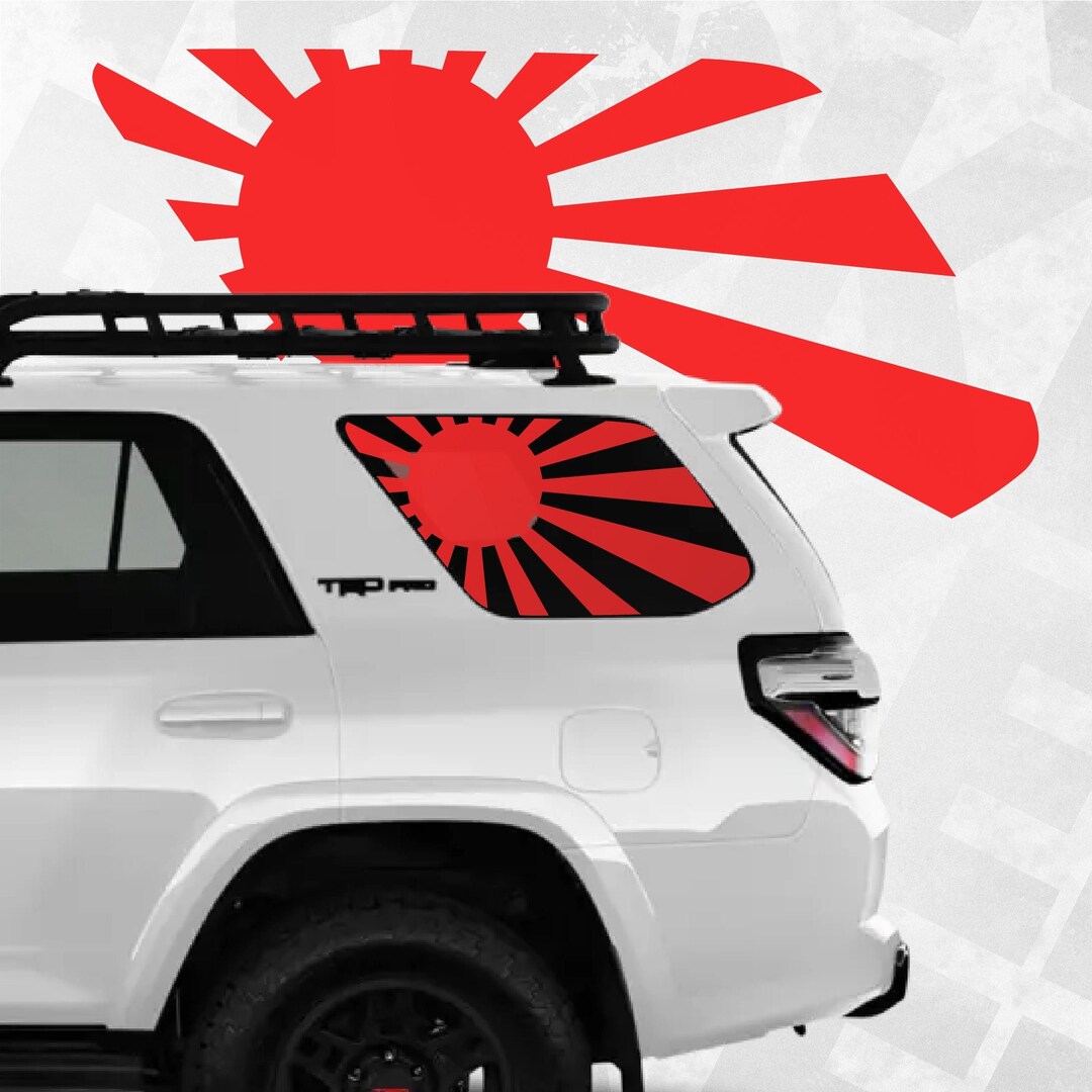4runner Japan Rising Sun Decal Window Decal Fits Toyota - Etsy