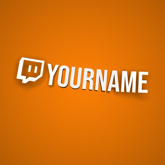 Car Custom Twitch Channel Name Vinyl Decal Bumper Sticker for Laptop ...