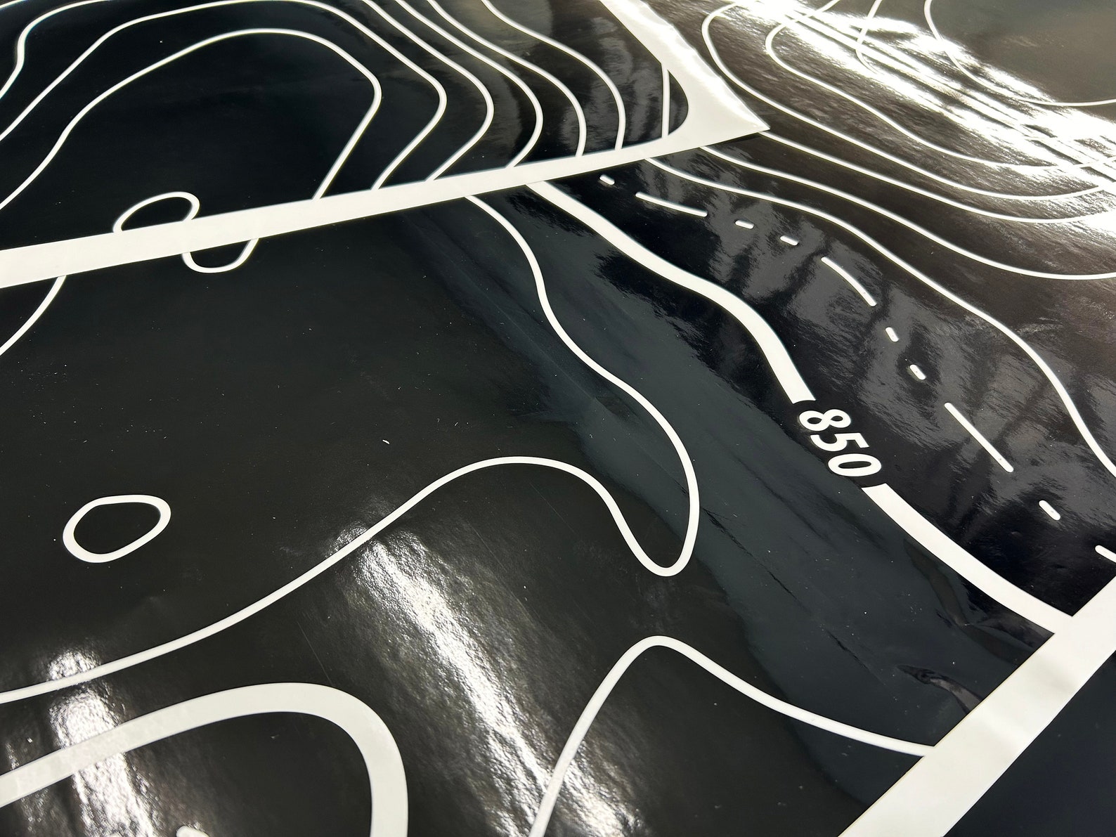 Volkswagen Topographic Map Decal Fits VW Multivan, Transporter ...
