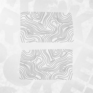 VW Topographic Map Decal Fits VW Campervan Accessories T5 T6 T6.1 ...