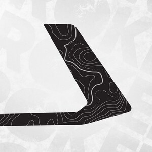 4runner Decal - Topography Pattern Side Stripe Decal - Fits Toyota ...