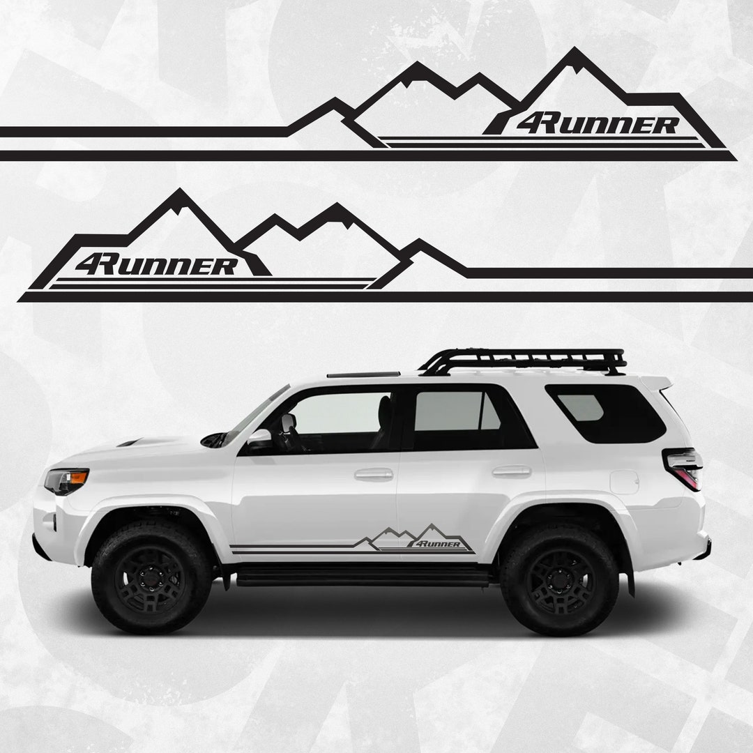Toyota 4runner Mountain Decal - Adventure Side Stripe Sticker - Fits ...