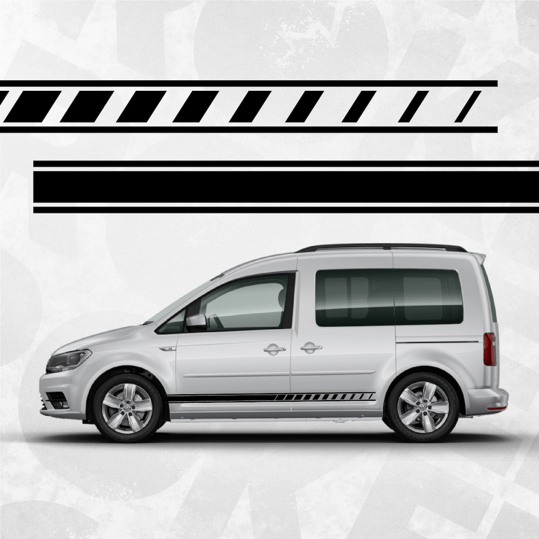Volkswagen Caddy Decal, Side Decal Stripe, Racing Stickers, Fits VW ...
