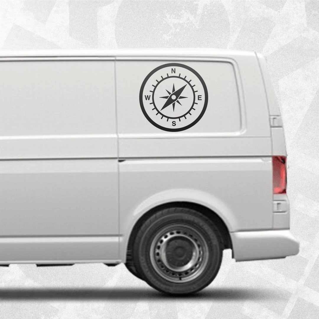 Compass Car Decal Fits VW Transporter, California, Caravelle T4 T5 T6 ...