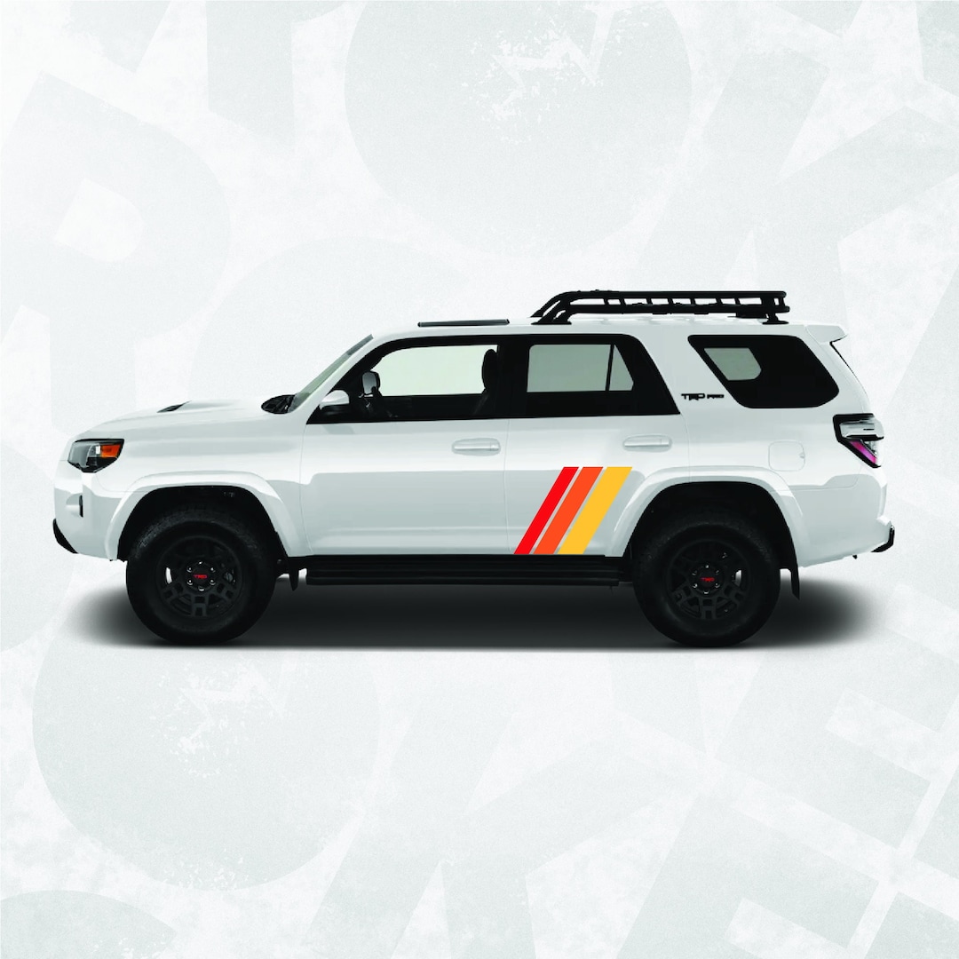 4runner Decal for 5th Generation Toyota, Door Vinyl Decal, Car Graphic ...