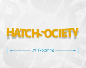 Hatch Society Decal - Etsy