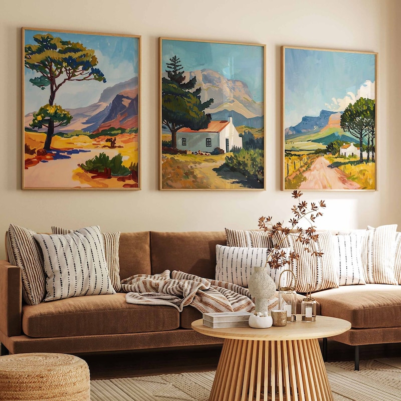 South African Painted Art - Etsy