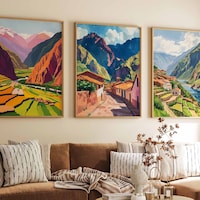 Incan Weaving, Vintage Inca Print, Inca Ornaments Poster, Peru Wall Art ...