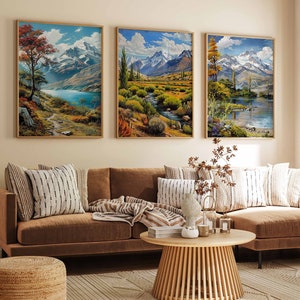 Set of 3 Chile Posters, Chile Travel Prints, Chile Art, Tropical Decor ...