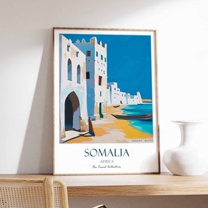 Somalia Poster, Islamic Decor, Islamic Art, Middle Eastern Art, Somalia ...