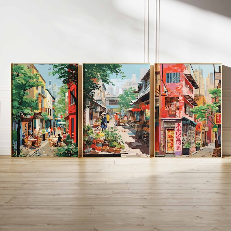 Asian Inspired Art - Etsy