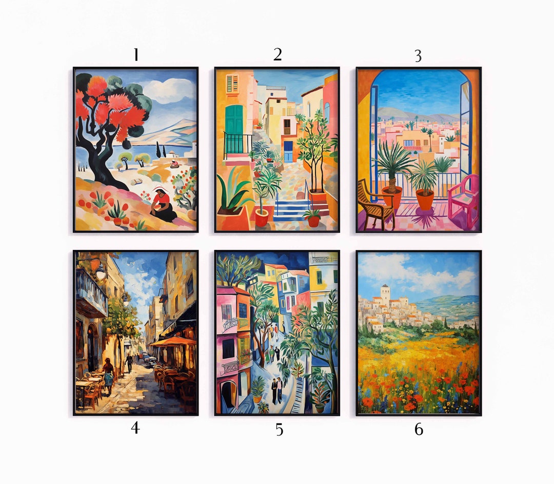 Israel Poster Set, Israeli Travel Prints, Jewish Decor, Jerusalem Print ...