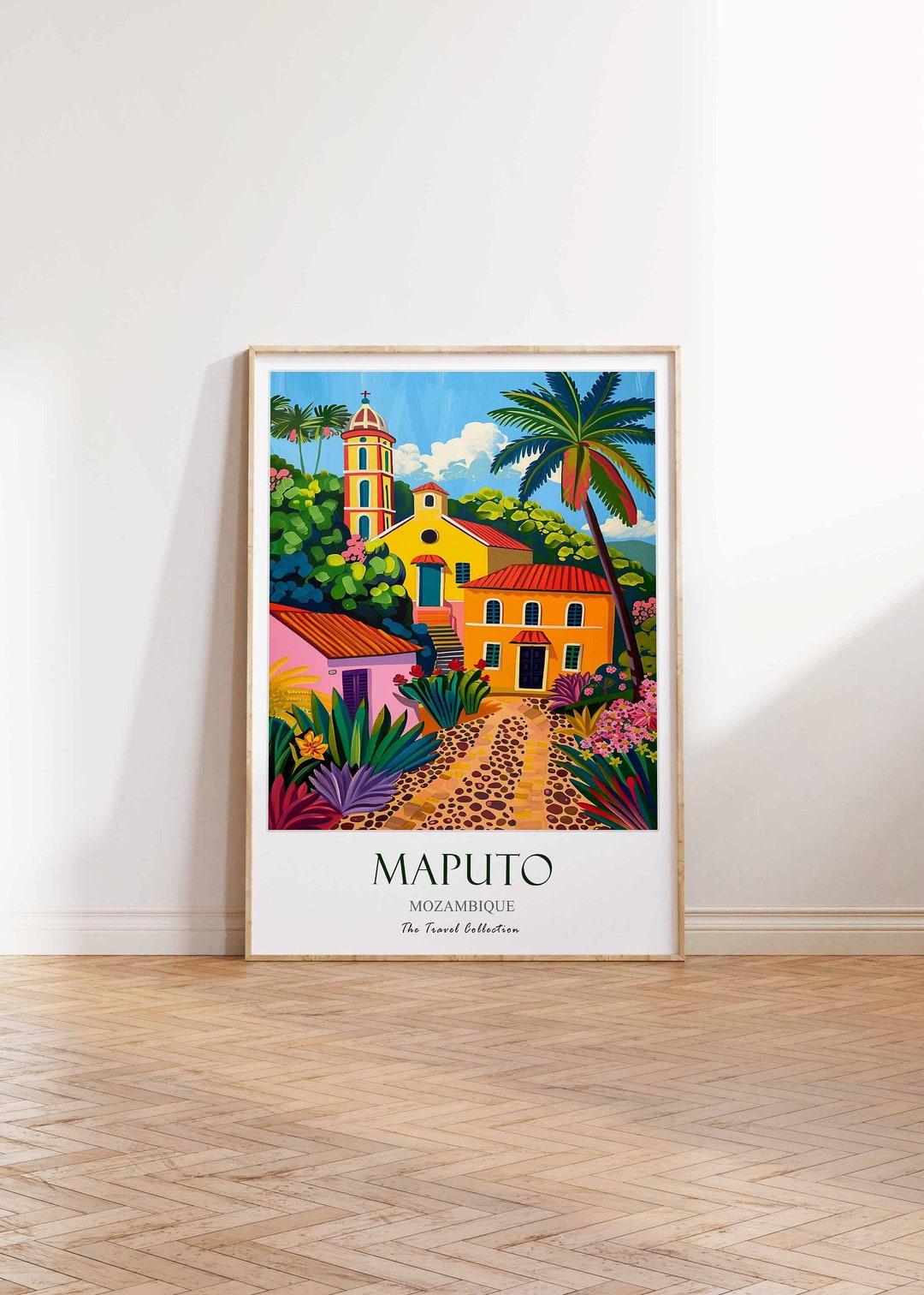 Maputo Poster, Mozambique Poster, Maputo Travel Poster, African Travel ...