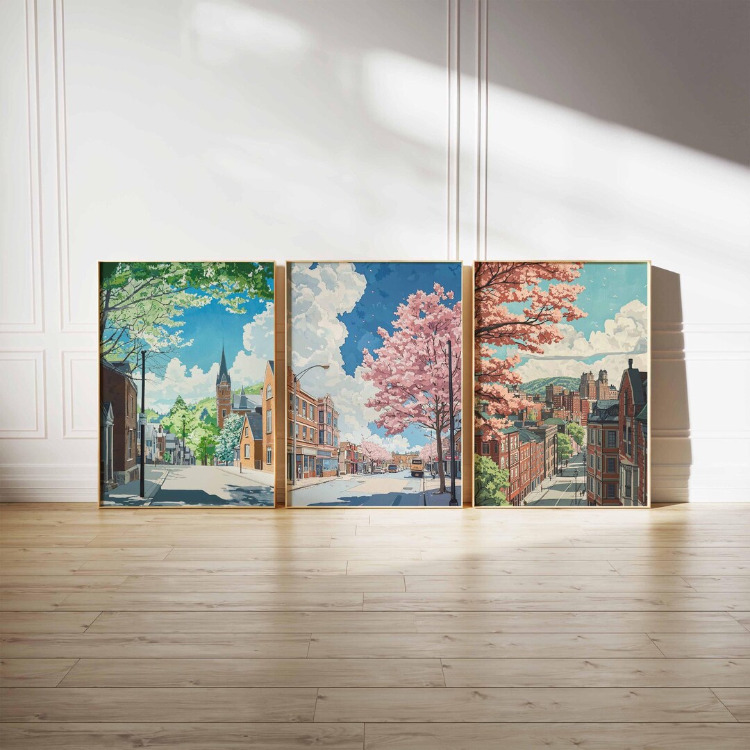 Set of 3 Bolton Poster, England Poster, UK Travel Poster, British ...