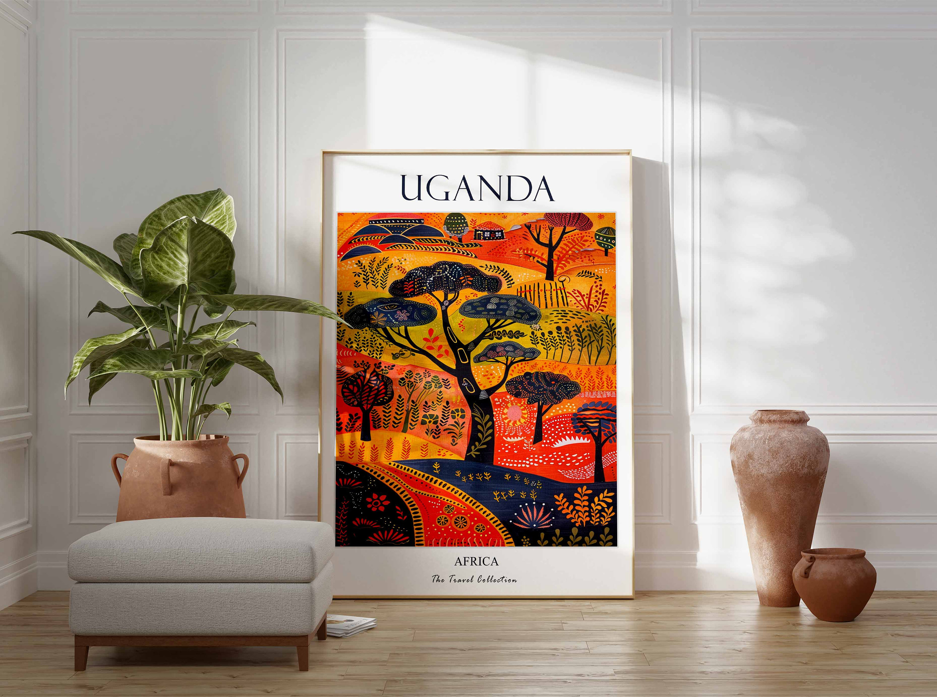Uganda Poster, Uganda Wall Art, Africa Poster, African Print, East ...