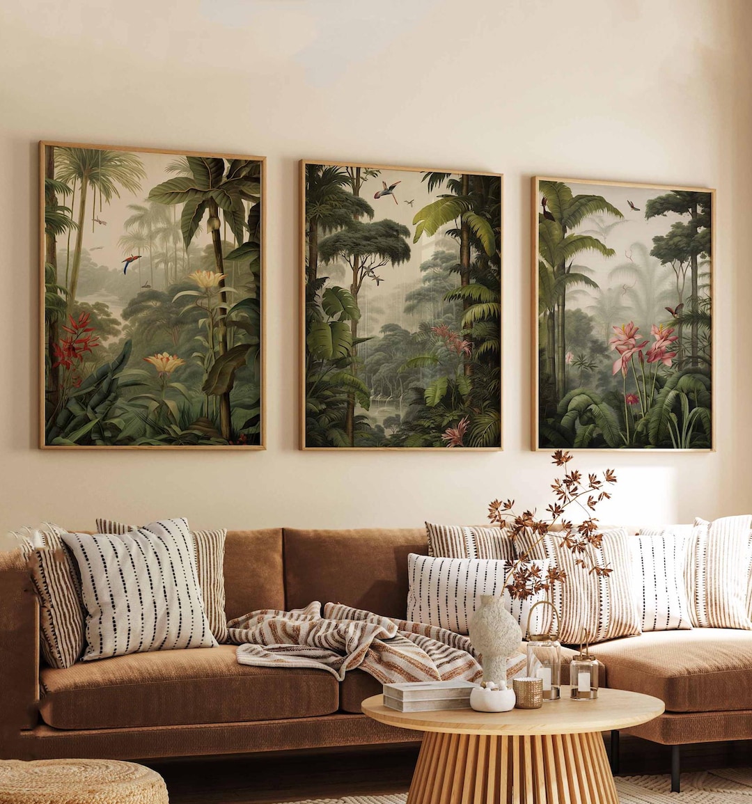Set of 3 Henri Rousseau Posters, Rousseau Art Prints, Naive Art Wall ...