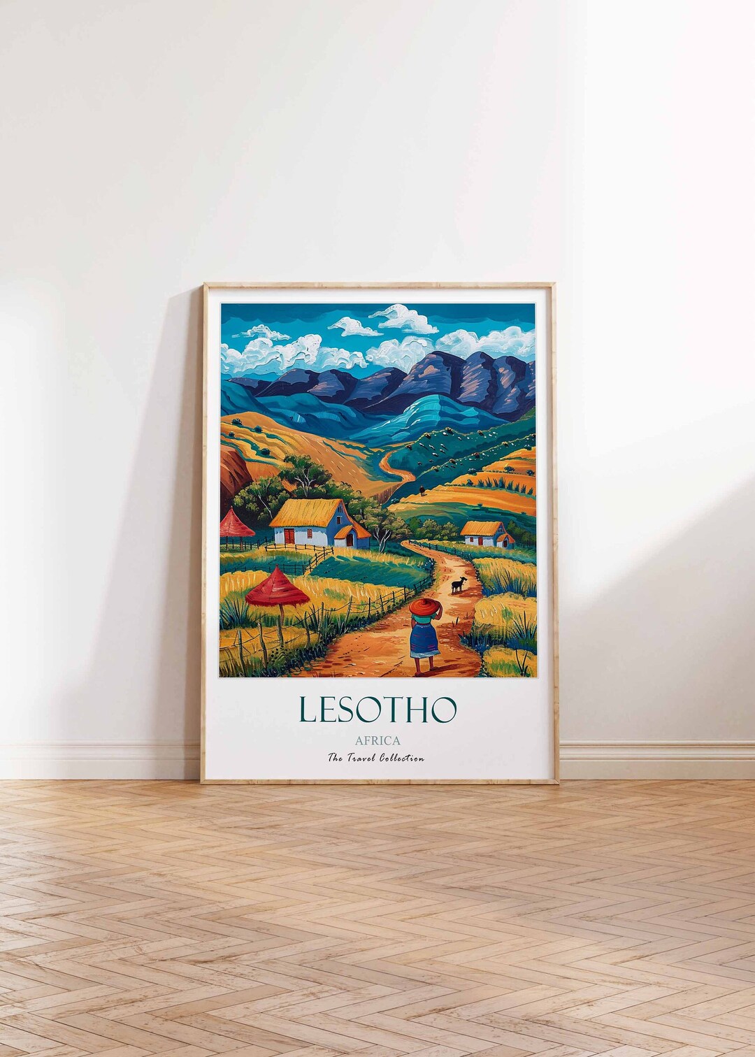 Lesotho Poster, Drakensberg Poster, Africa Poster, African Print ...
