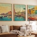 Set of 3 Karachi Posters, Pakistan Travel Prints, Karachi Travel Art ...