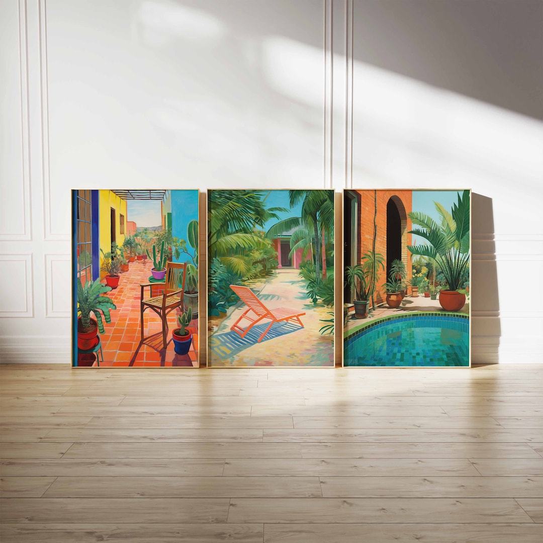 Set of 3 Venezuela Poster Set, Vintage Venezuela Floral Prints ...