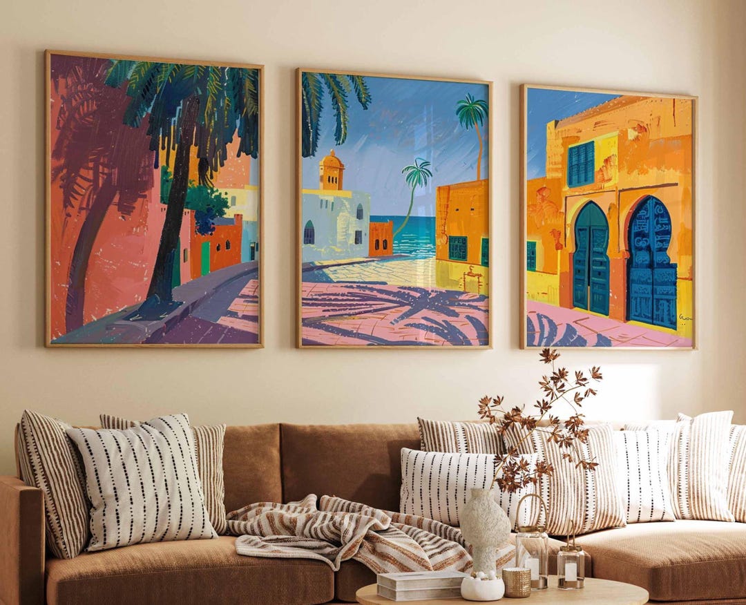 Set of 3 Jeddah Posters, Saudi Arabia Travel Posters, Jeddah Prints ...