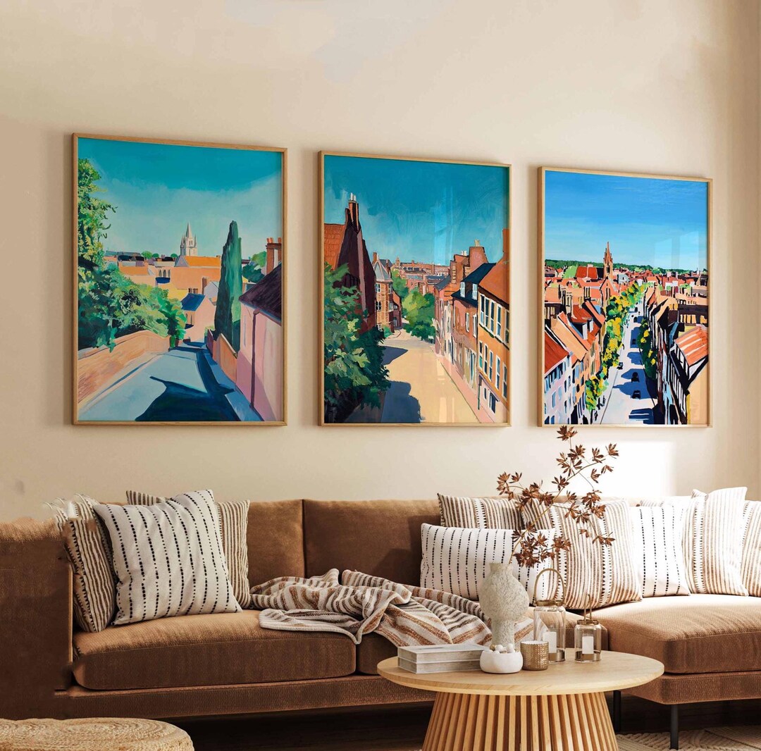 Set of 3 Norwich Posters, England Wall Art Prints, Norwich Travel ...
