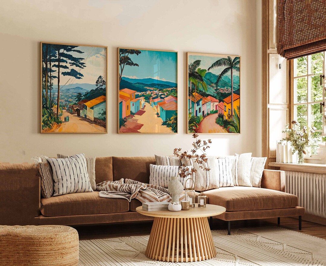 Set of 3 Kigali Poster, Rwanda Poster, Africa Poster, African Decor ...