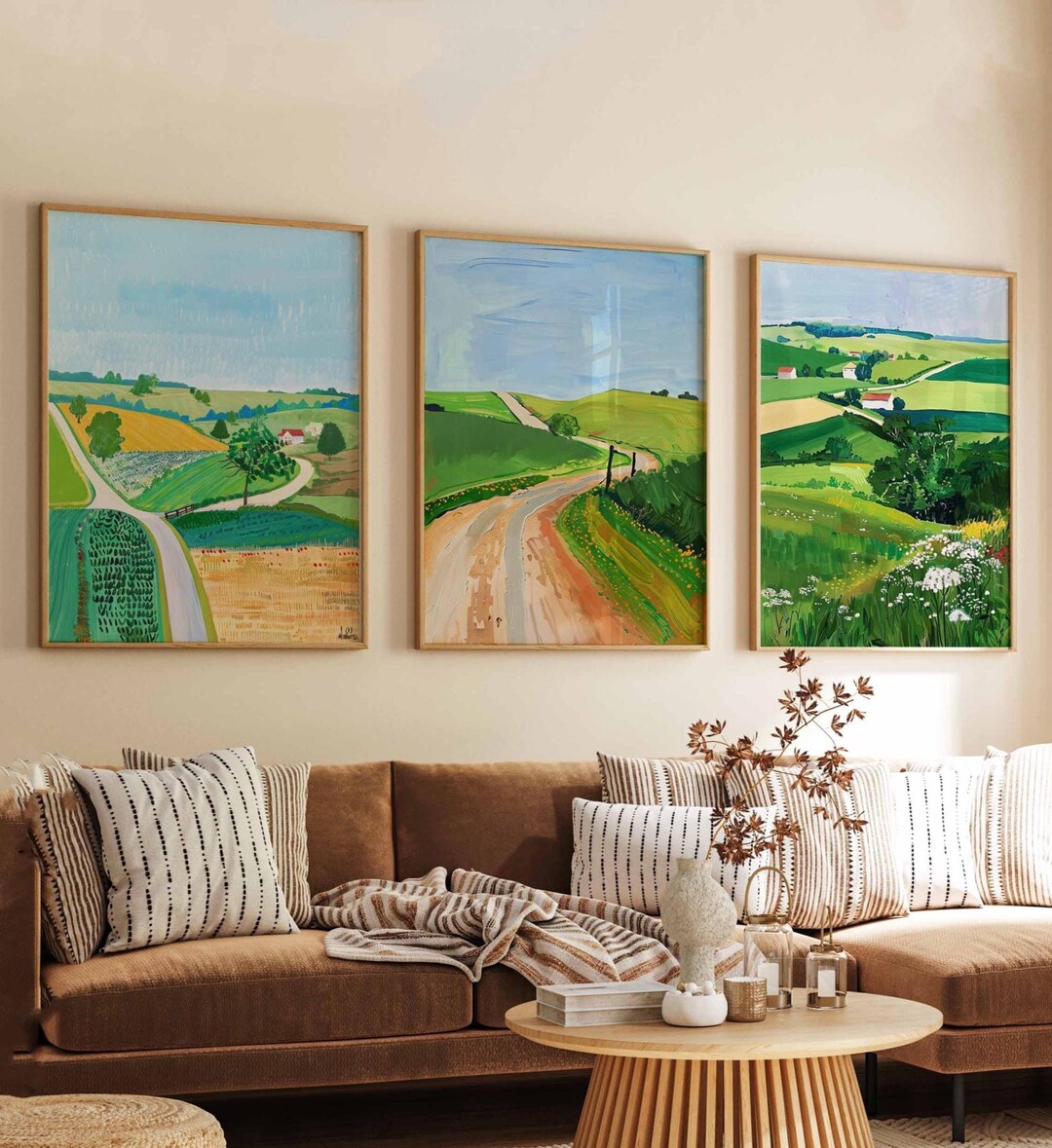 Set of 3 Iowa Posters, USA Midwest Landscape Prints Set, Hawkeye State ...