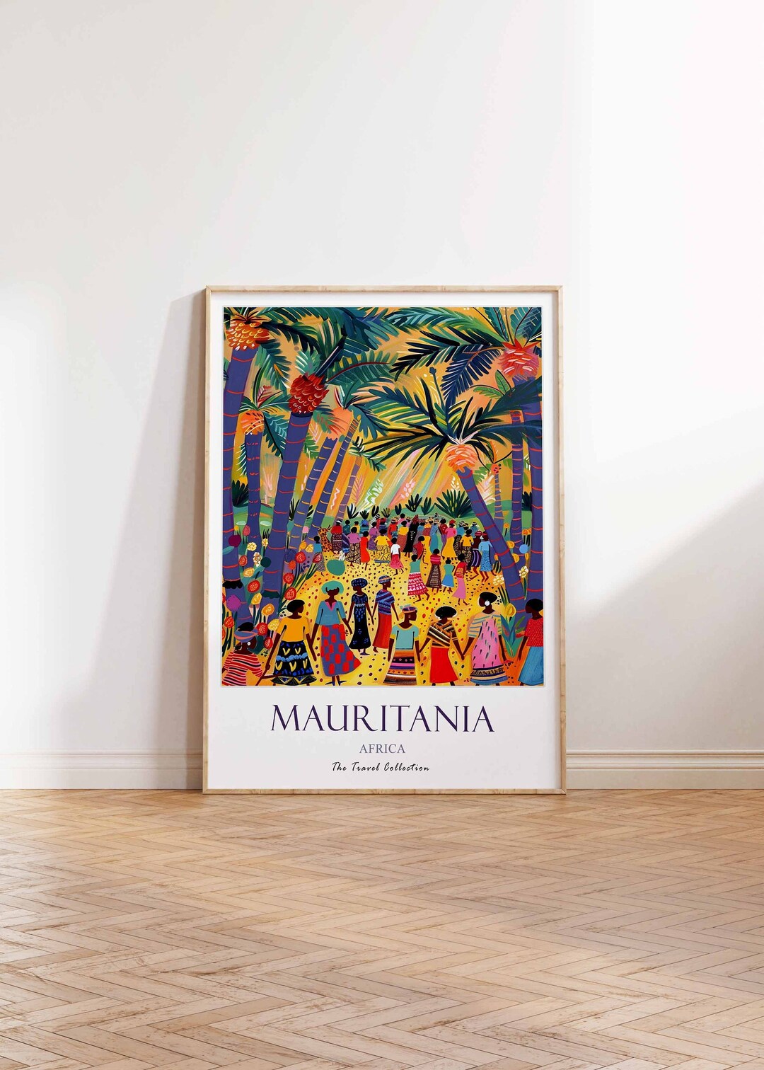 Mauritania Poster, Sahara Desert Poster, Sahara Travel Poster, African ...