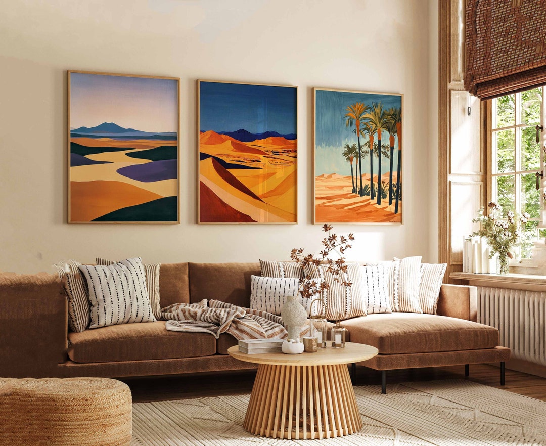 Set of 3 Sahara Poster, Desert Poster, Africa Poster Safari Poster ...