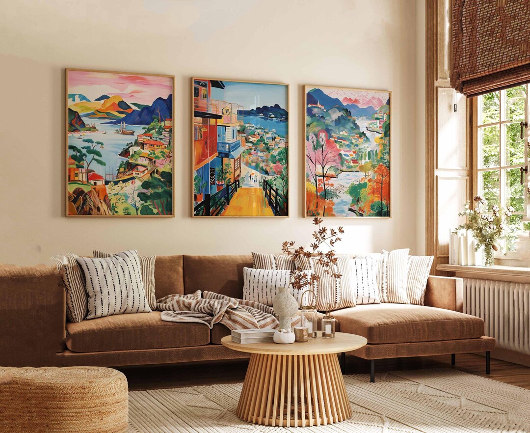 Set of 3 South Korea Posters, Seoul Posters, Asian Posters, Korean ...