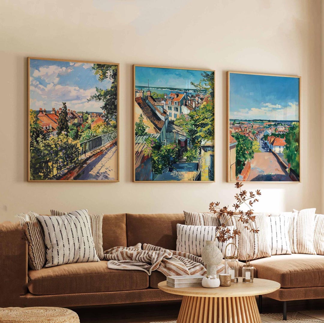 Set of 3 Crawley Posters, England Travel Prints, UK Town Poster Set ...