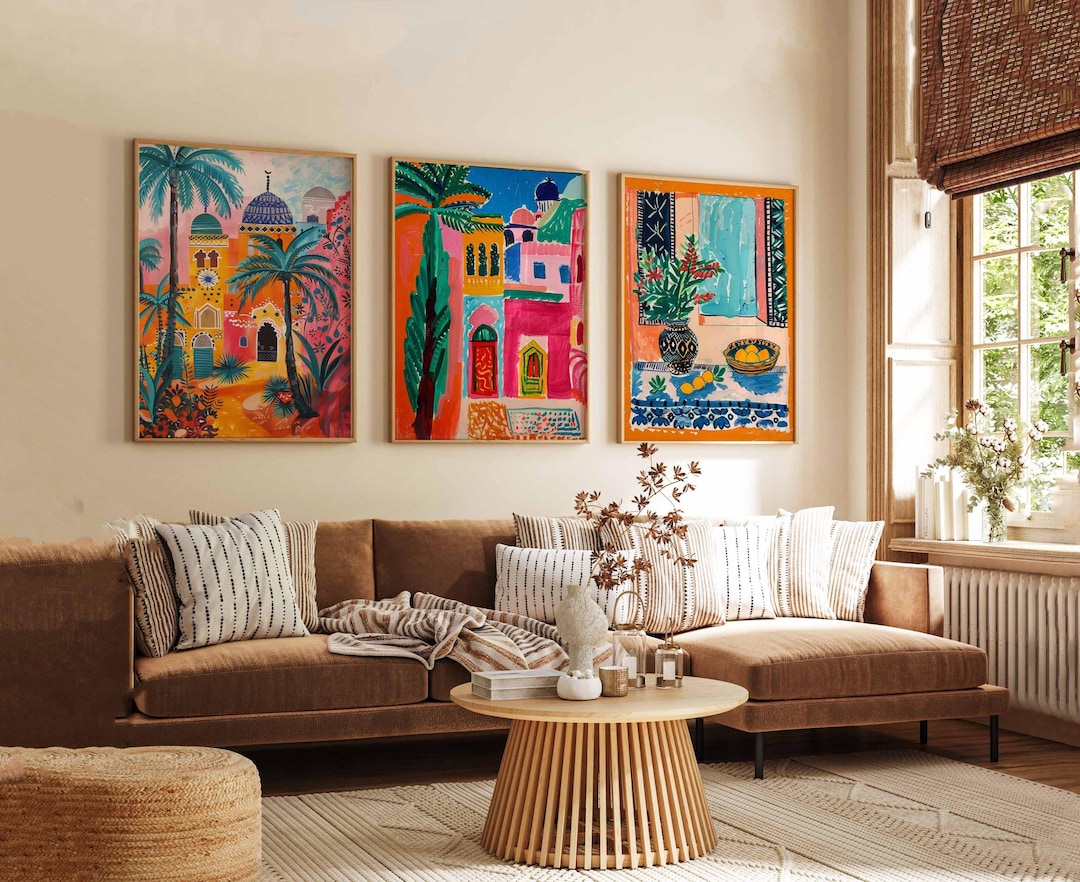 Set of 3 Oman Poster, Arabian Peninsula Poster, Desert Poster, Mountain ...