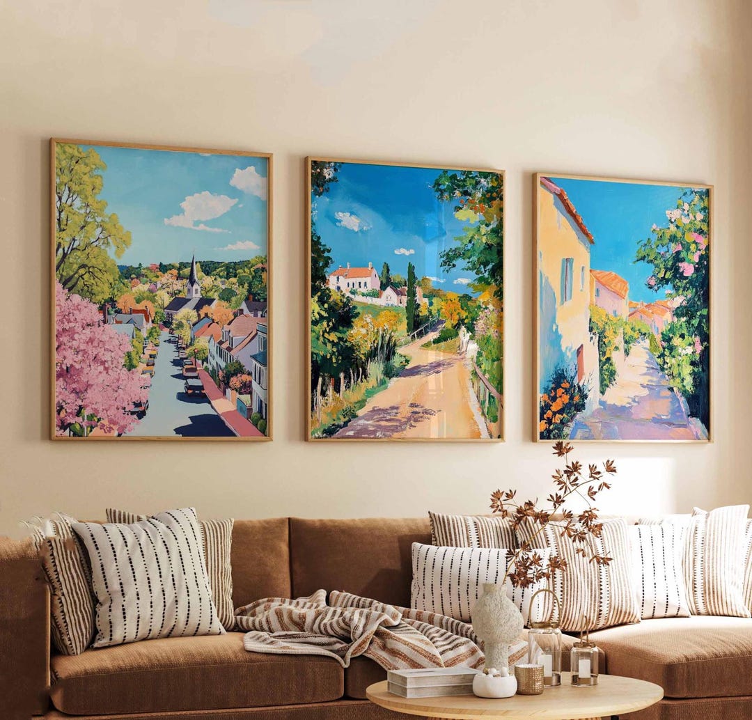 Set of 3 Charlottesville Posters, Virginia Wall Art Prints ...