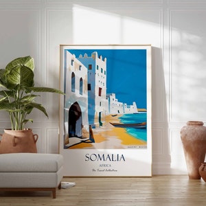 Somalia Poster, Islamic Decor, Islamic Art, Middle Eastern Art, Somalia ...