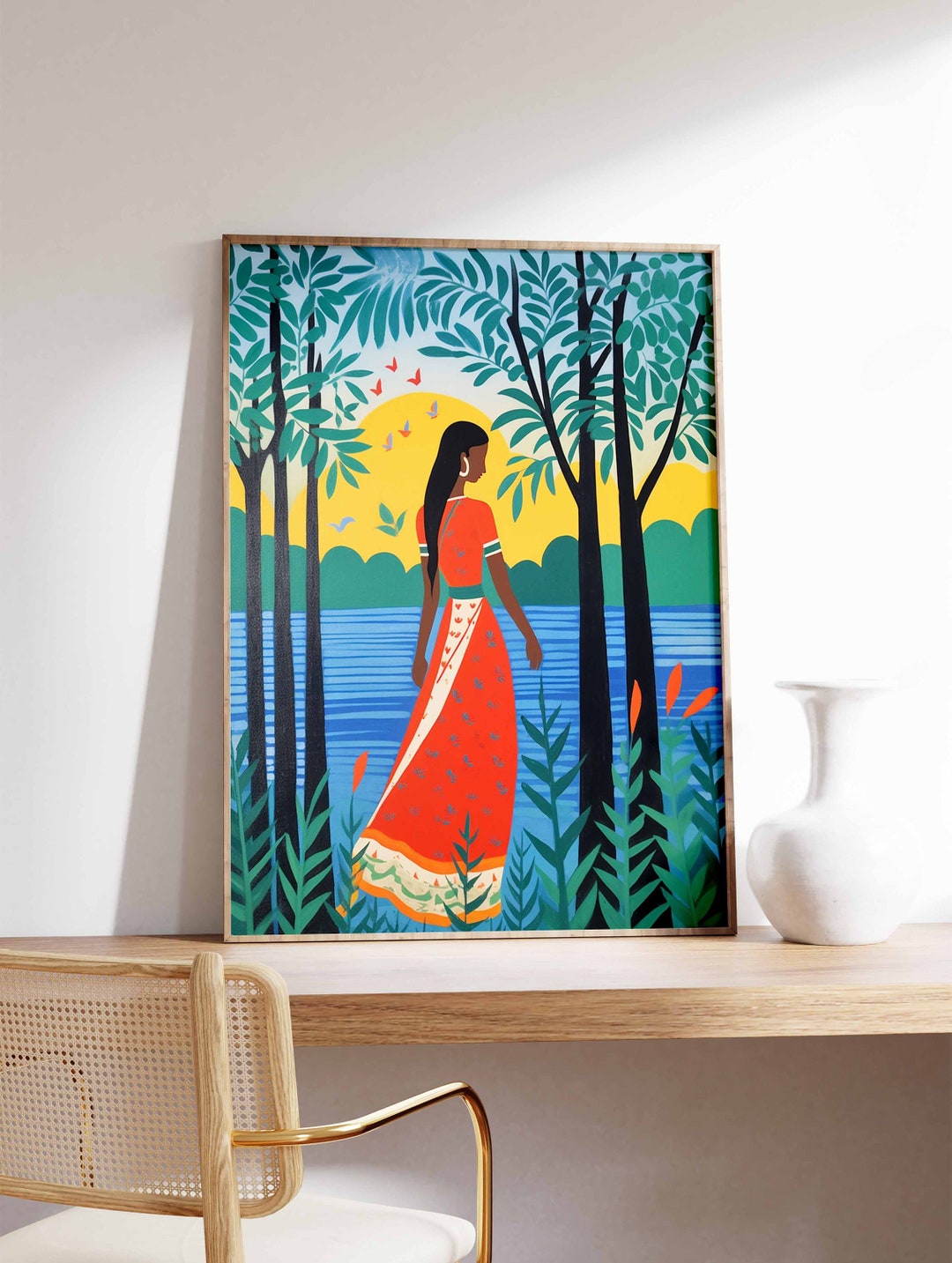 Bangladesh Travel Poster Vintage Bangladeshi Art Asian Wall - Etsy