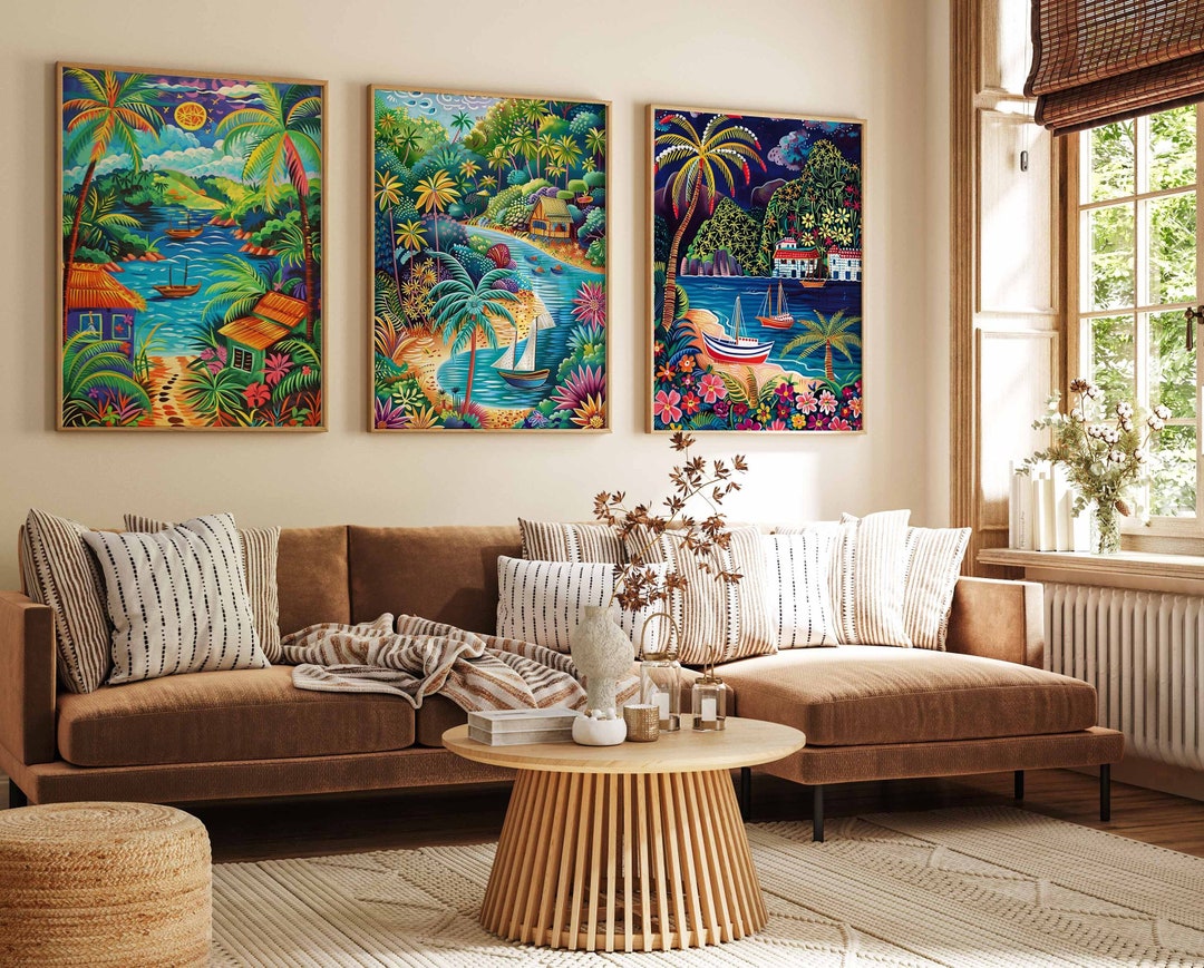 Set of 3 Palawan Poster Set, Palawan Travel Prints, Philippines Art ...