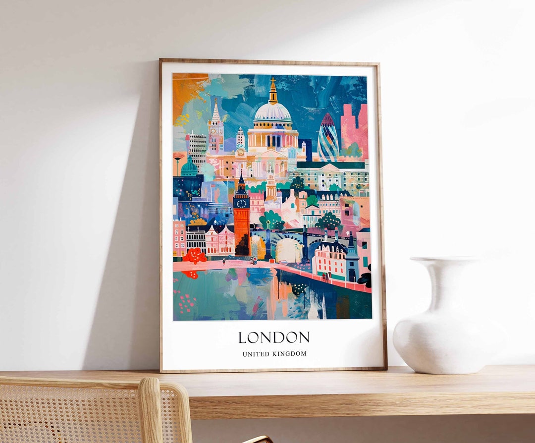 London Poster, England Poster, UK Poster, European Poster, Big Ben ...