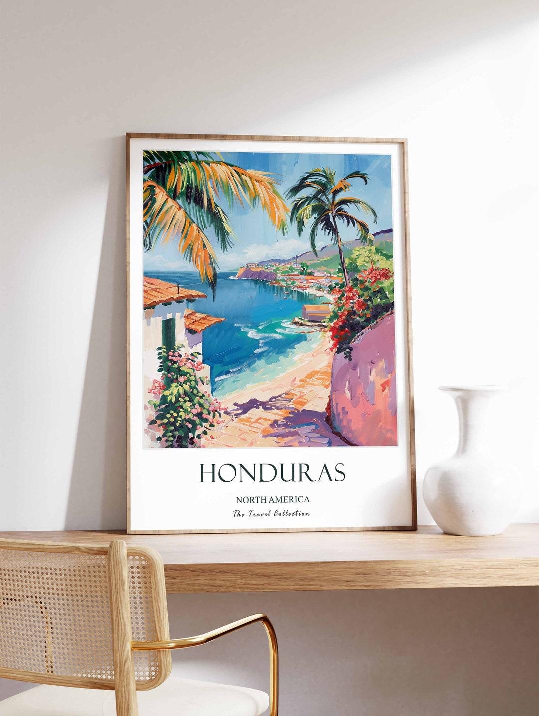 Honduras Print, Honduras Travel Poster, North America Travel Poster ...