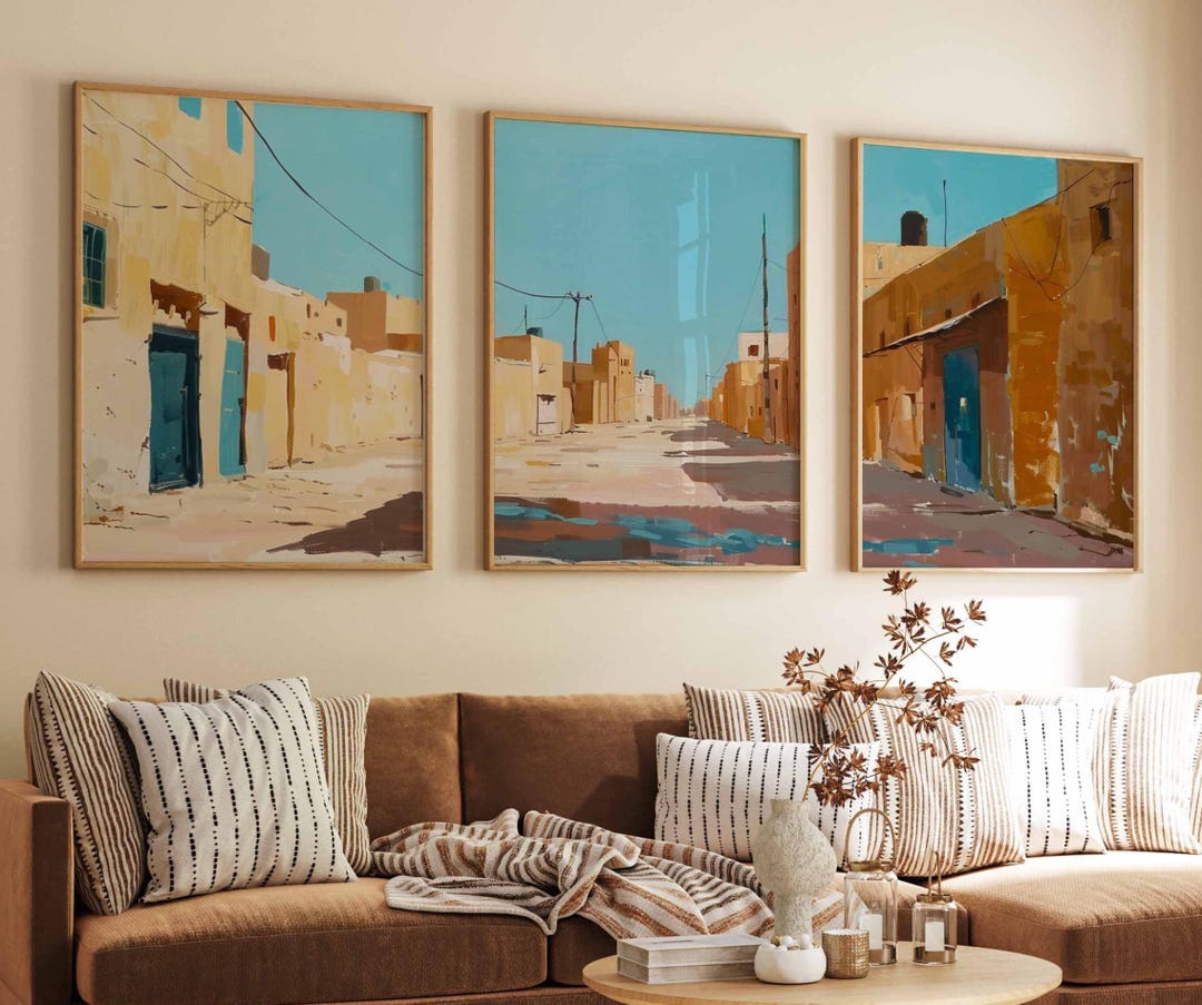 Set of 3 Mosul Posters, Iraq Travel Prints, Mosul Art, Islamic Wall Art ...