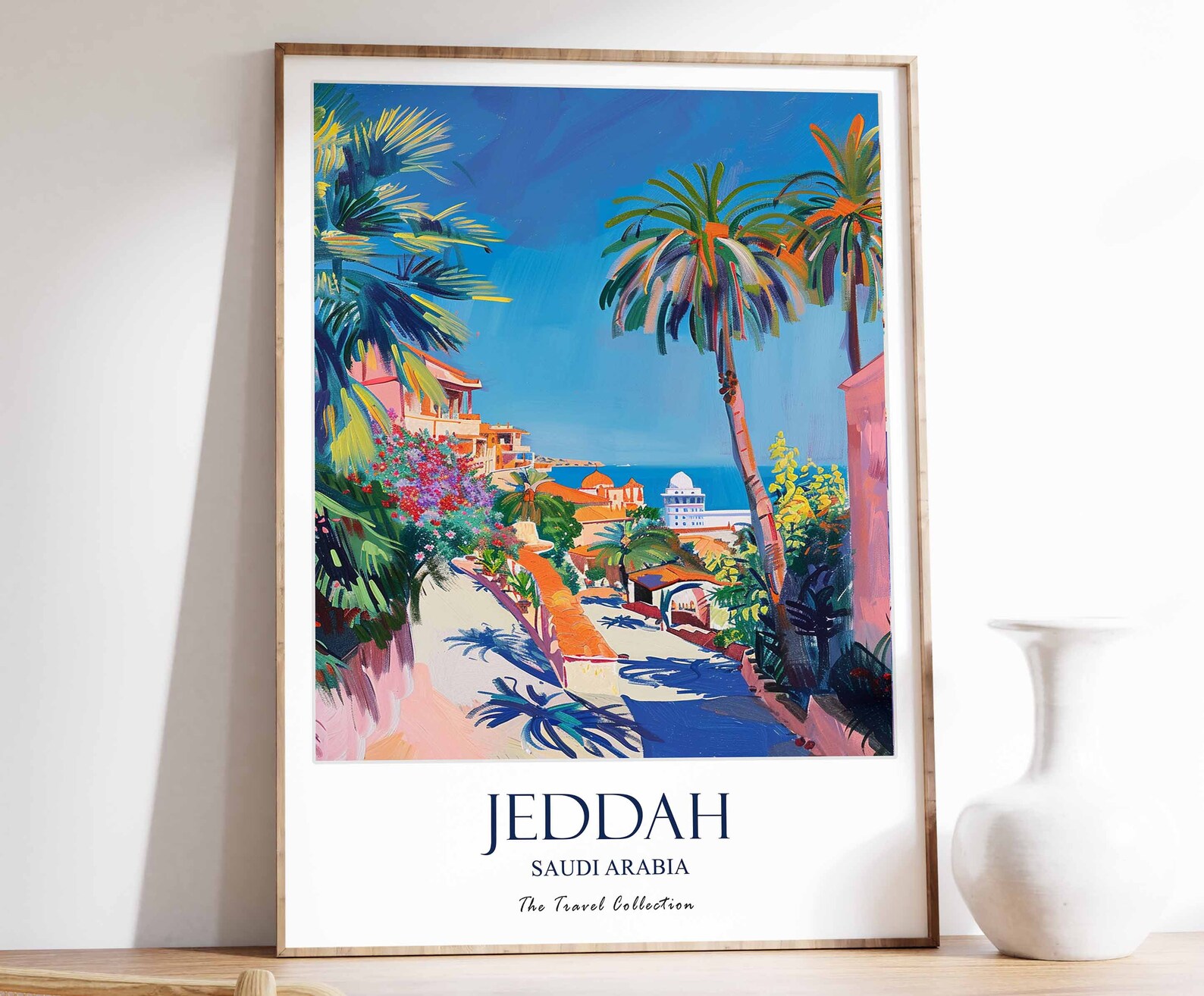 Jeddah Print, Jeddah Travel Poster, Saudi Arabia Poster, Islamic Decor ...