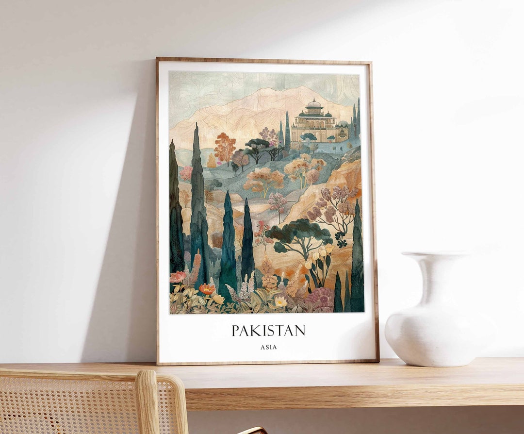 Pakistan Poster, Asian Poster, Himalayan Poster, Indus Valley Poster ...