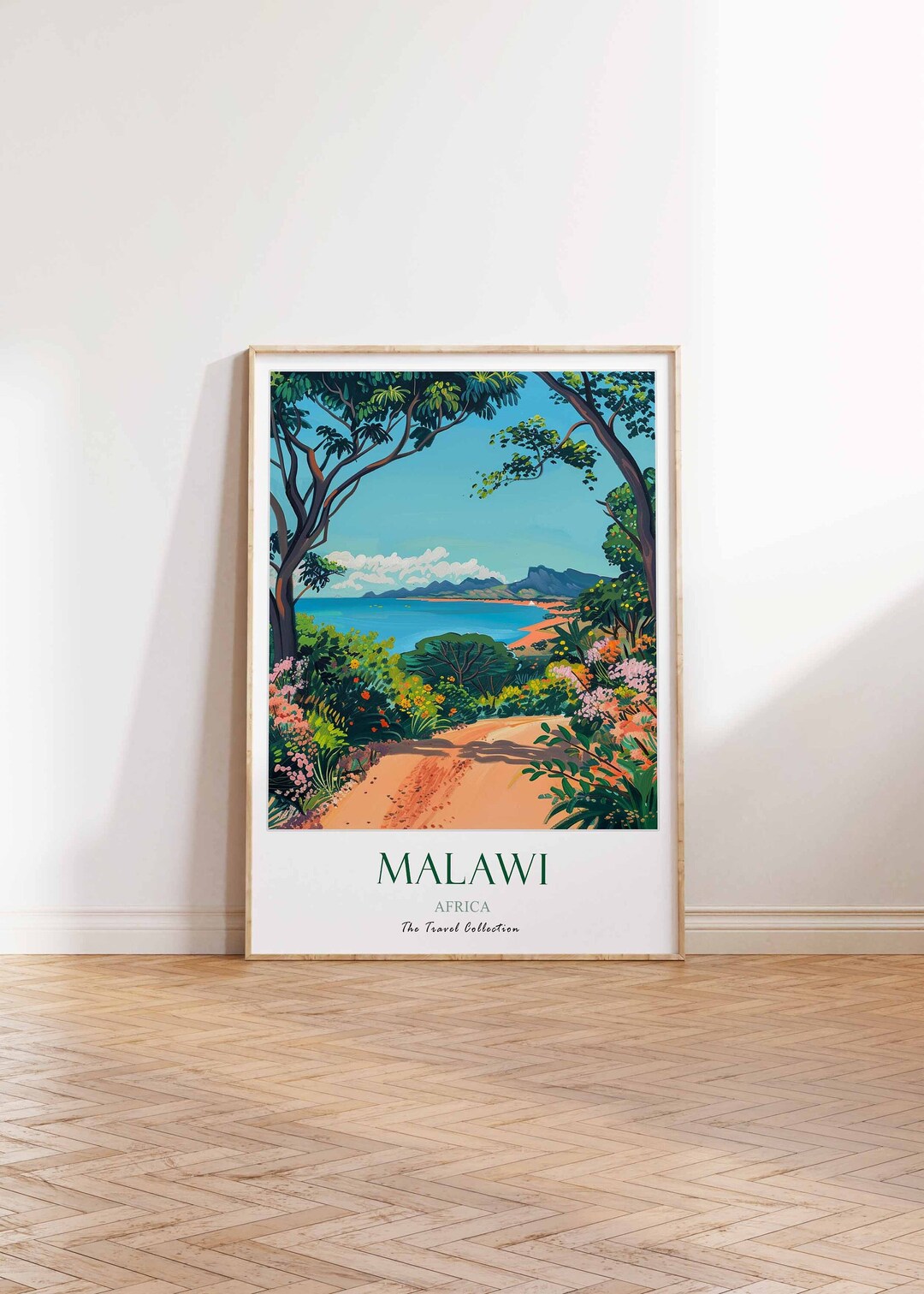 Malawi Poster, Wildlife Poster, Lake Poster, Malawi Travel Poster ...