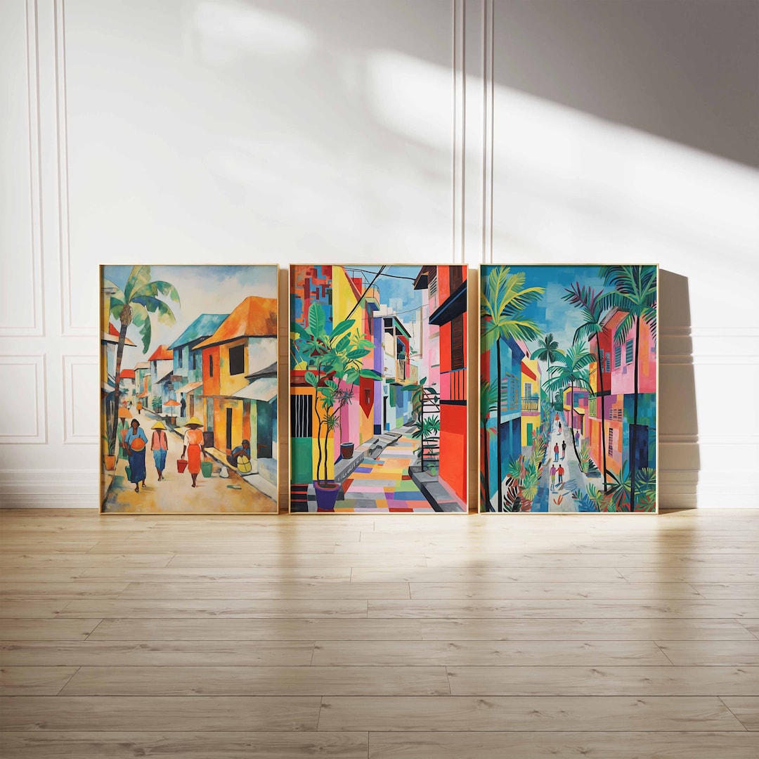 Set of 3 Philippines Poster Set, Vintage Filipino Floral Prints ...