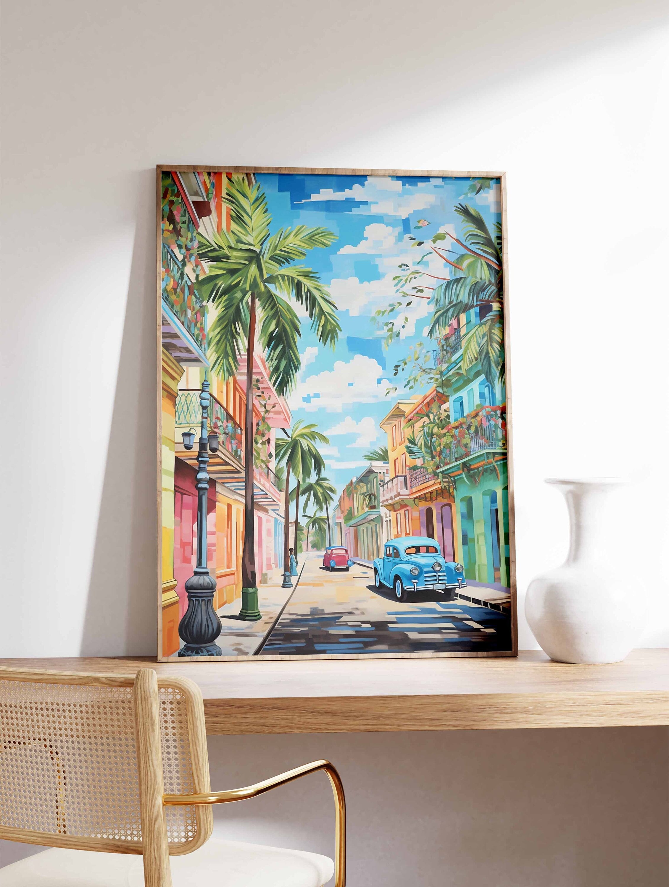 Cuba Travel Print, Vintage Cuba Art Poster, Havana Print, Caribbean ...