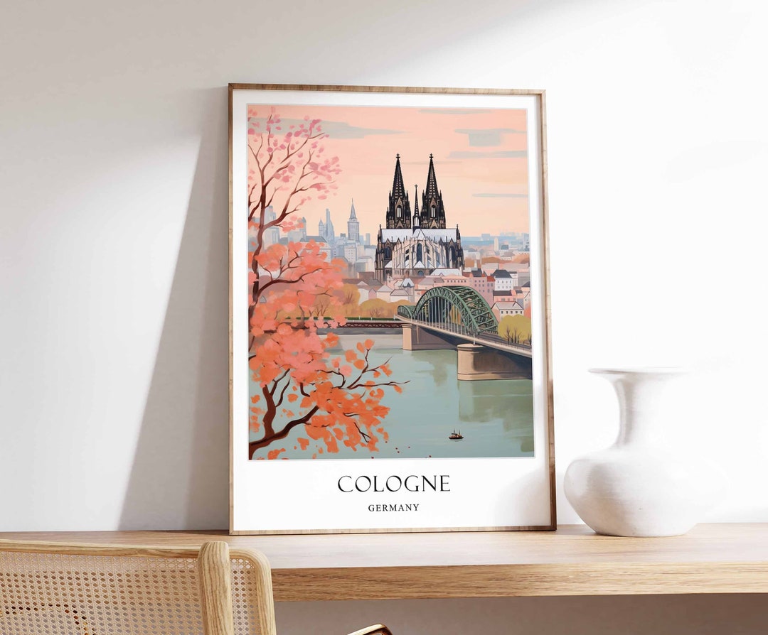 Cologne Poster, Germany Poster, European Poster, Cathedral Poster ...